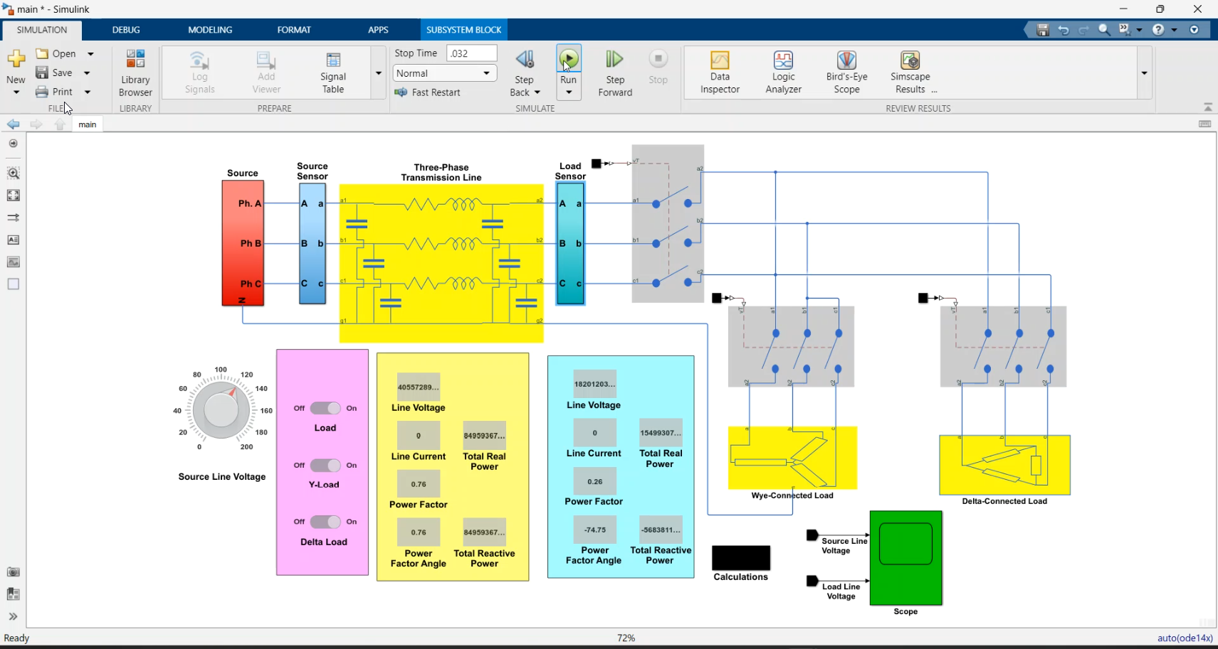 Electrical Engineering Virtual Electric Machine & Power Labs - Three ...