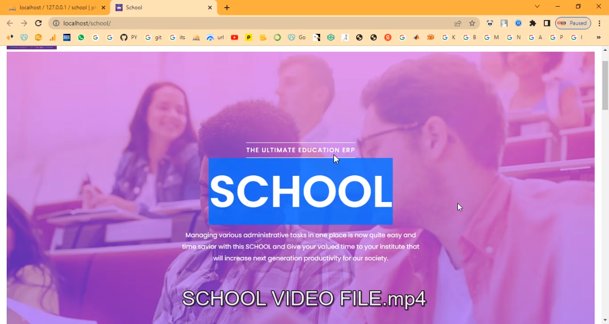 School Student Staff Allocation Management System in PHP Application Projects